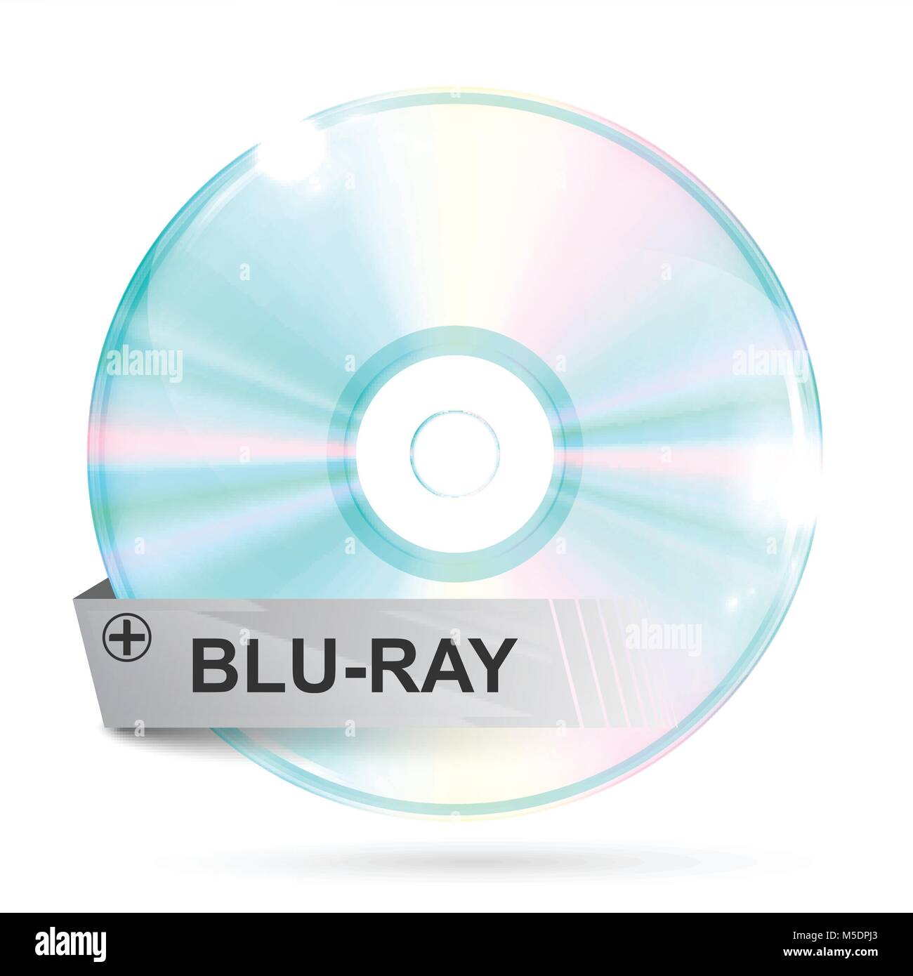 CD/DVD on white background, vector illustration Stock Vector Image ...