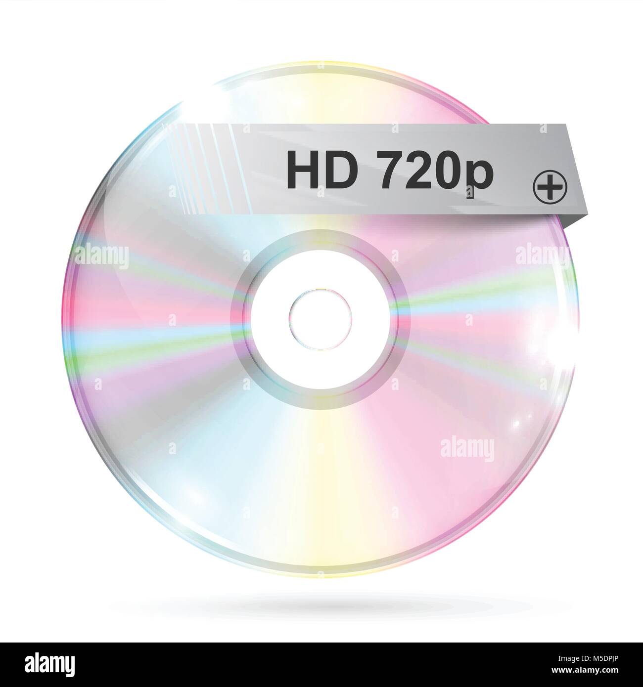 CD/DVD on white background, vector illustration Stock Vector Image ...