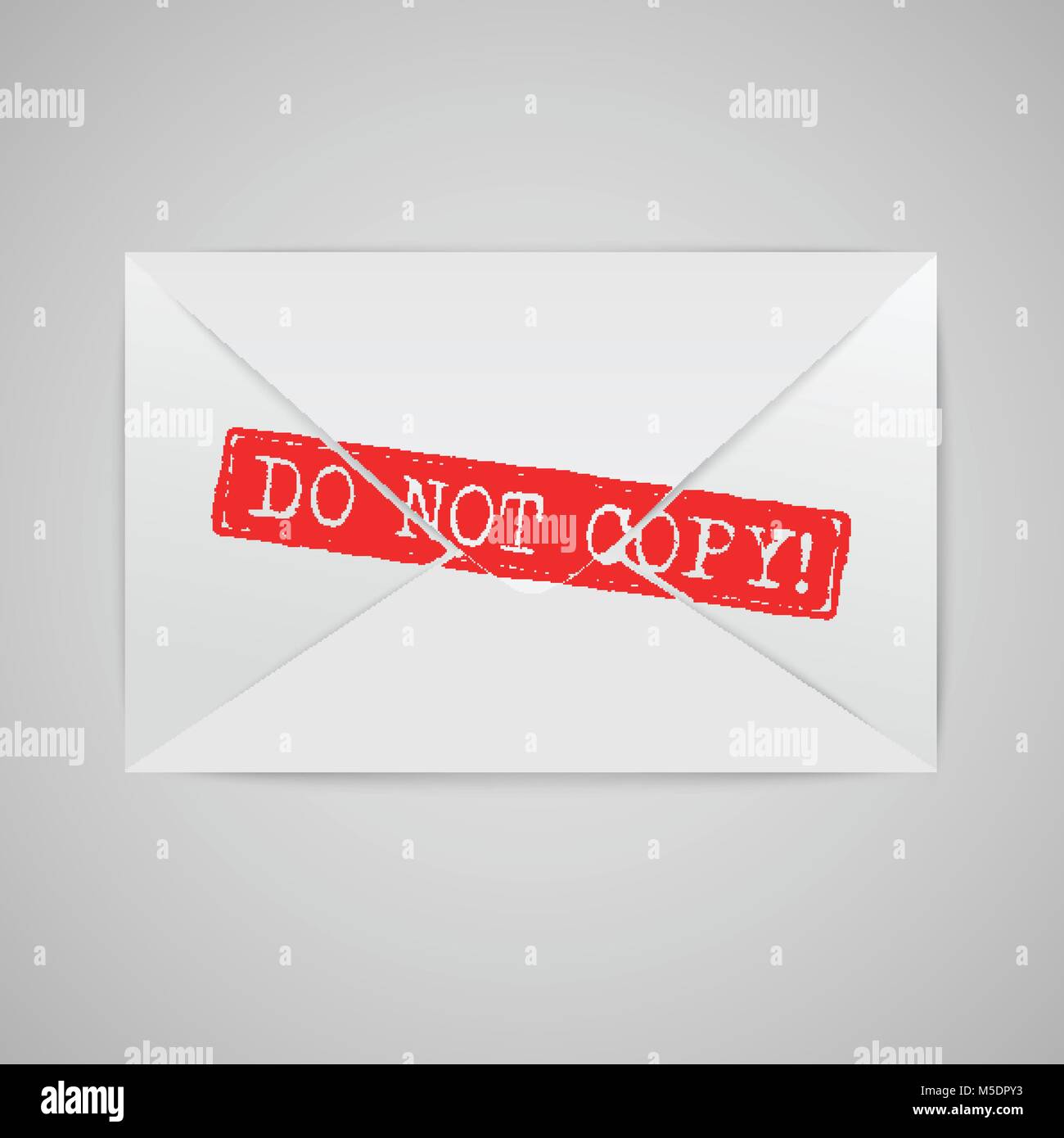 An envelope with a warning sign, vector Stock Vector Image & Art - Alamy