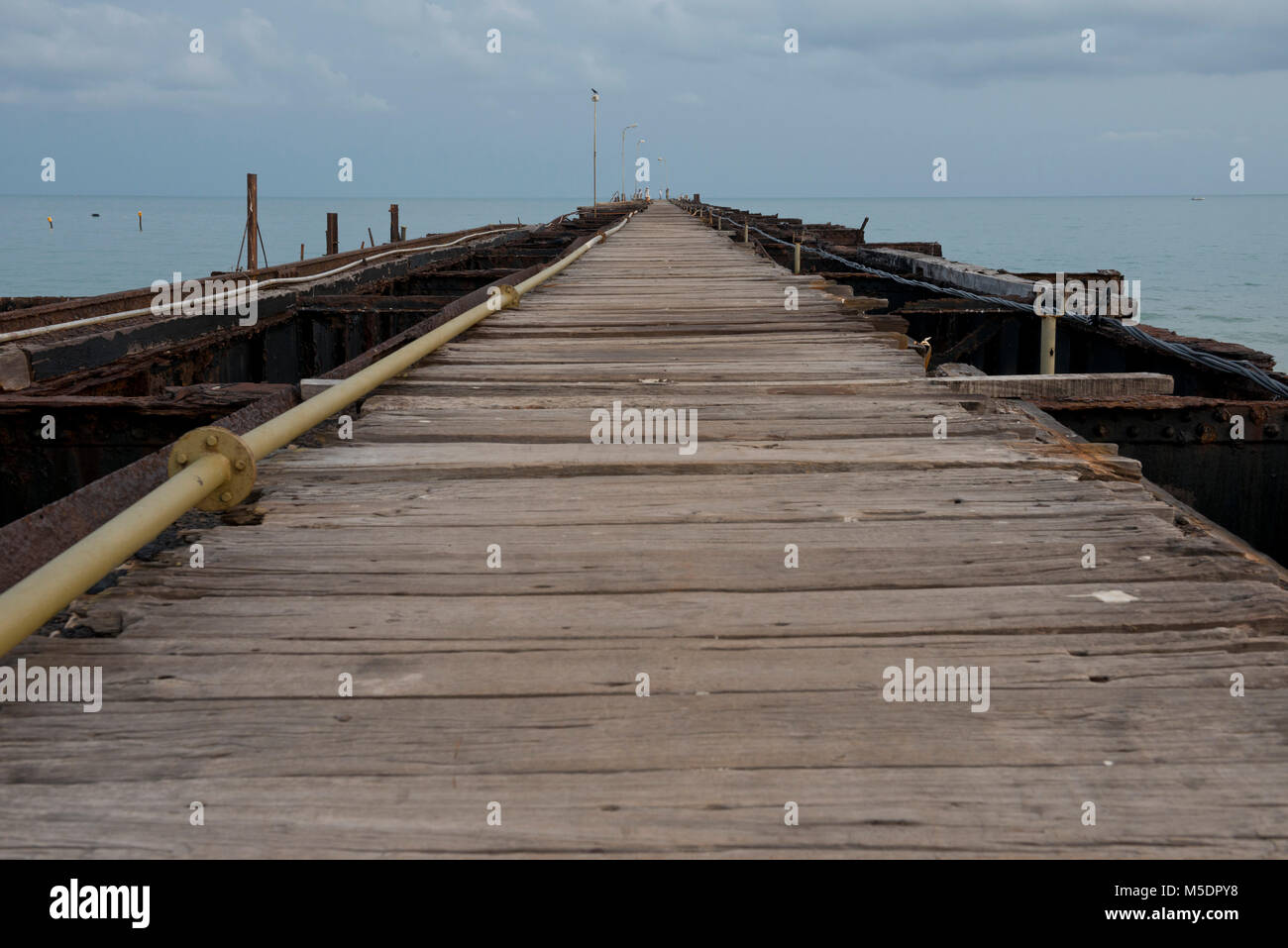 Sri Lanka, Talaimannar, Asia, sea, pier, wooden, beach Stock Photo - Alamy