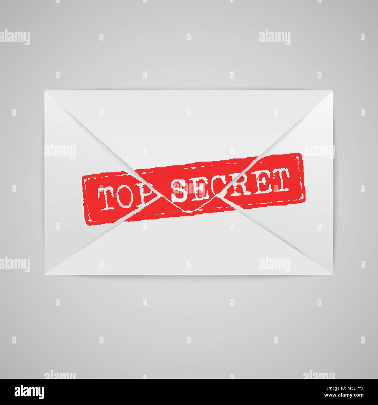 An envelope with a warning sign, vector Stock Vector Image & Art - Alamy