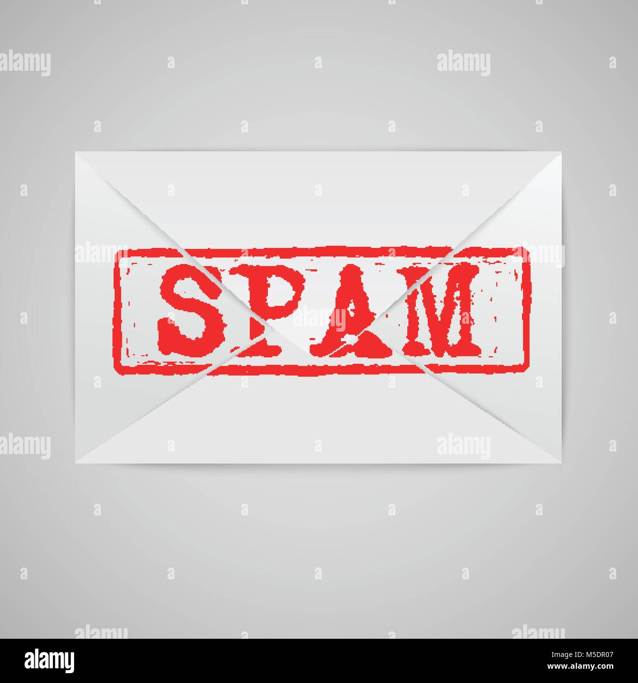 An envelope with a warning sign, vector Stock Vector Image & Art - Alamy