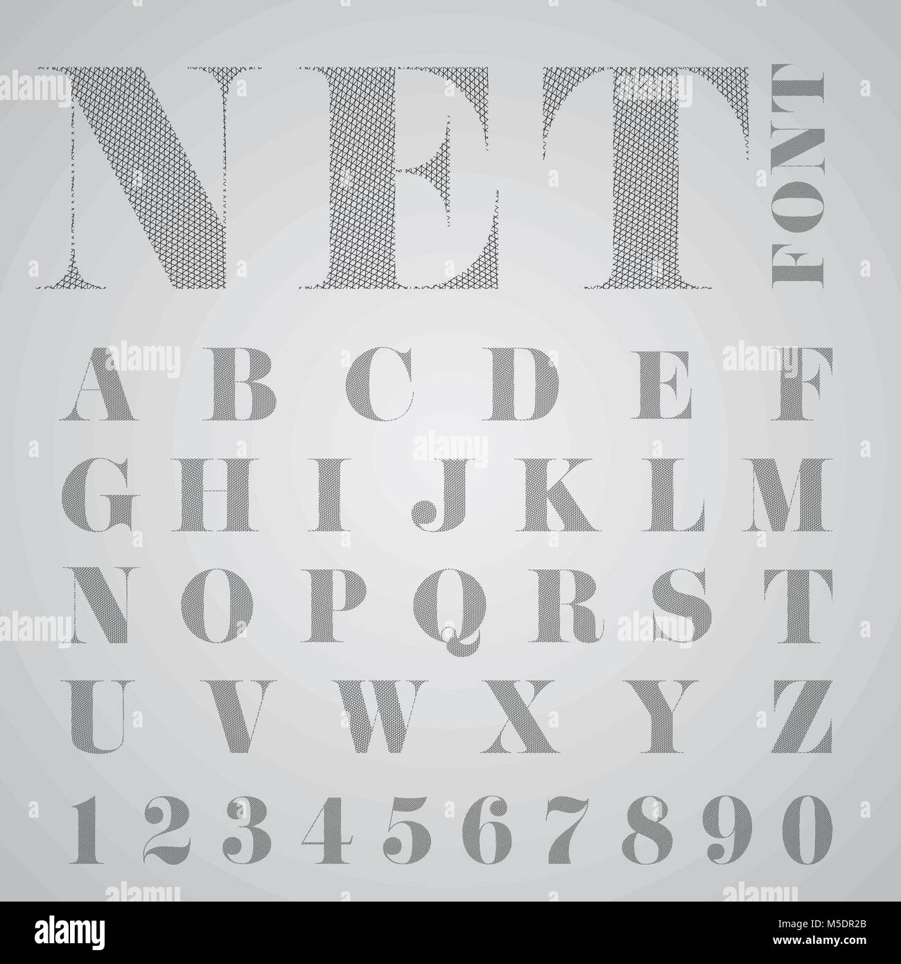 Wireframe Alphabet Font Vector High Resolution Stock Photography and ...