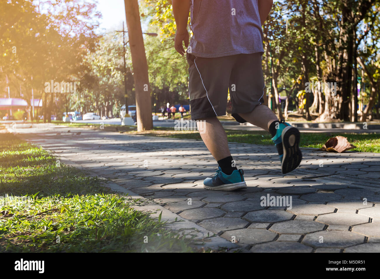 Athlete man running outdoor hi-res stock photography and images - Alamy