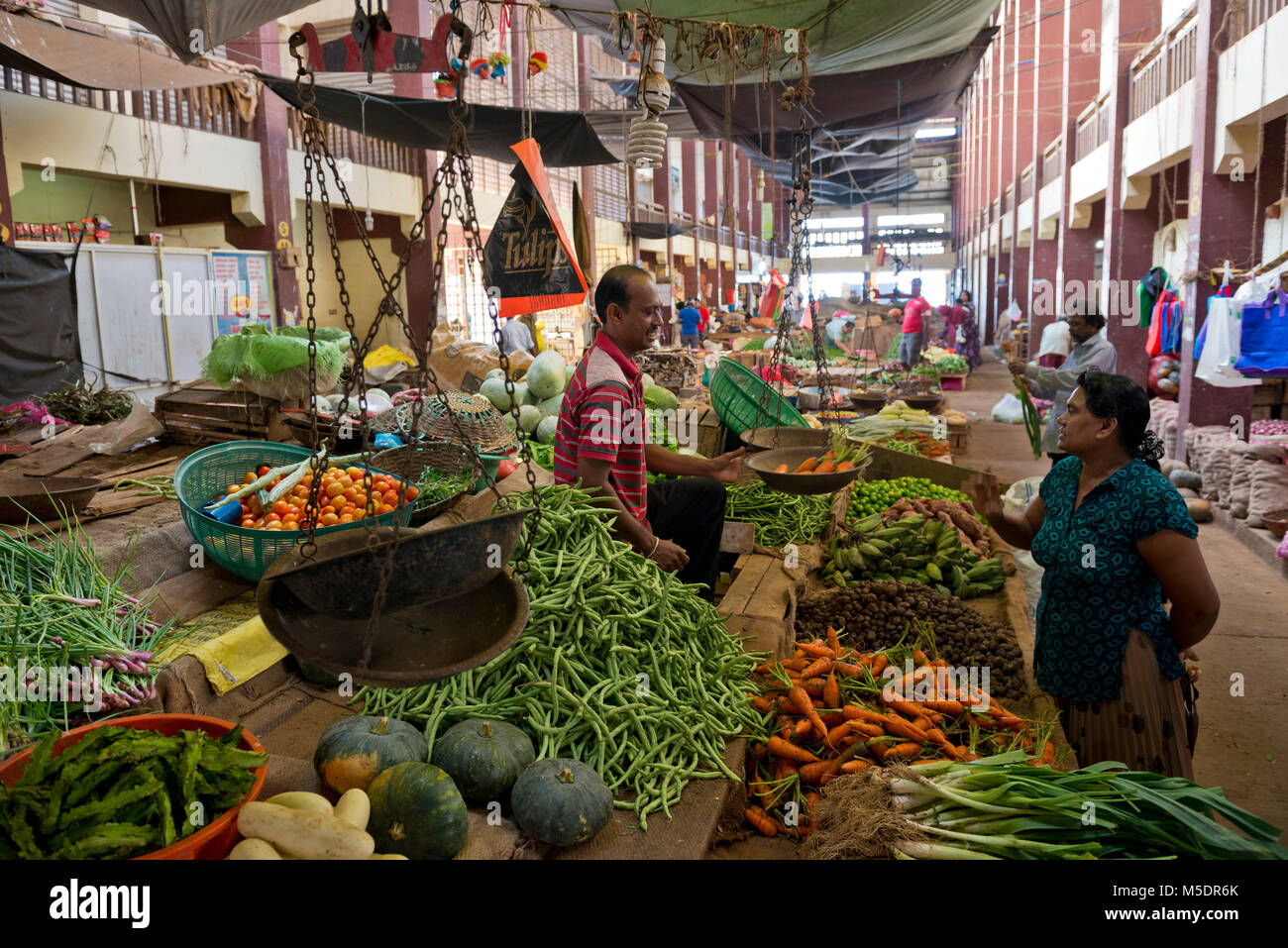 Sri Lanka, Matara, Asia, market, vegetables, vegetable Stock Photo - Alamy