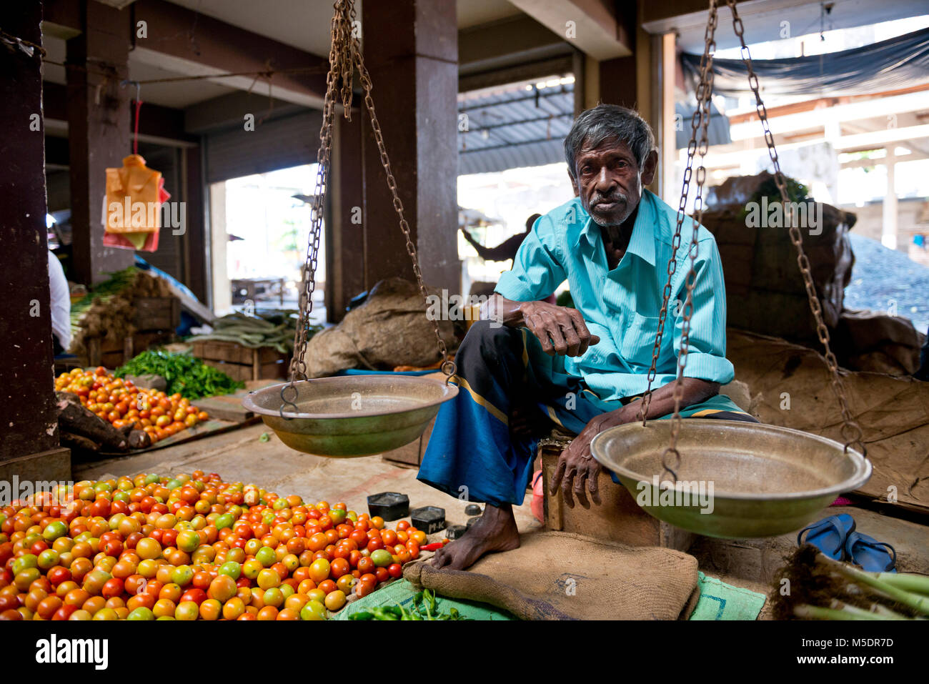 Sri Lanka, Matara, Asia, market, vegetables, vegetable Stock Photo - Alamy