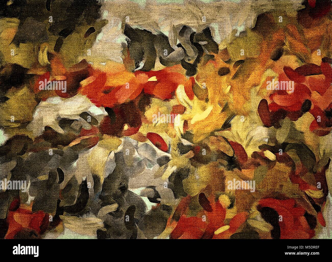 Abstract background of colored grunge texture of blurred paint smears ...