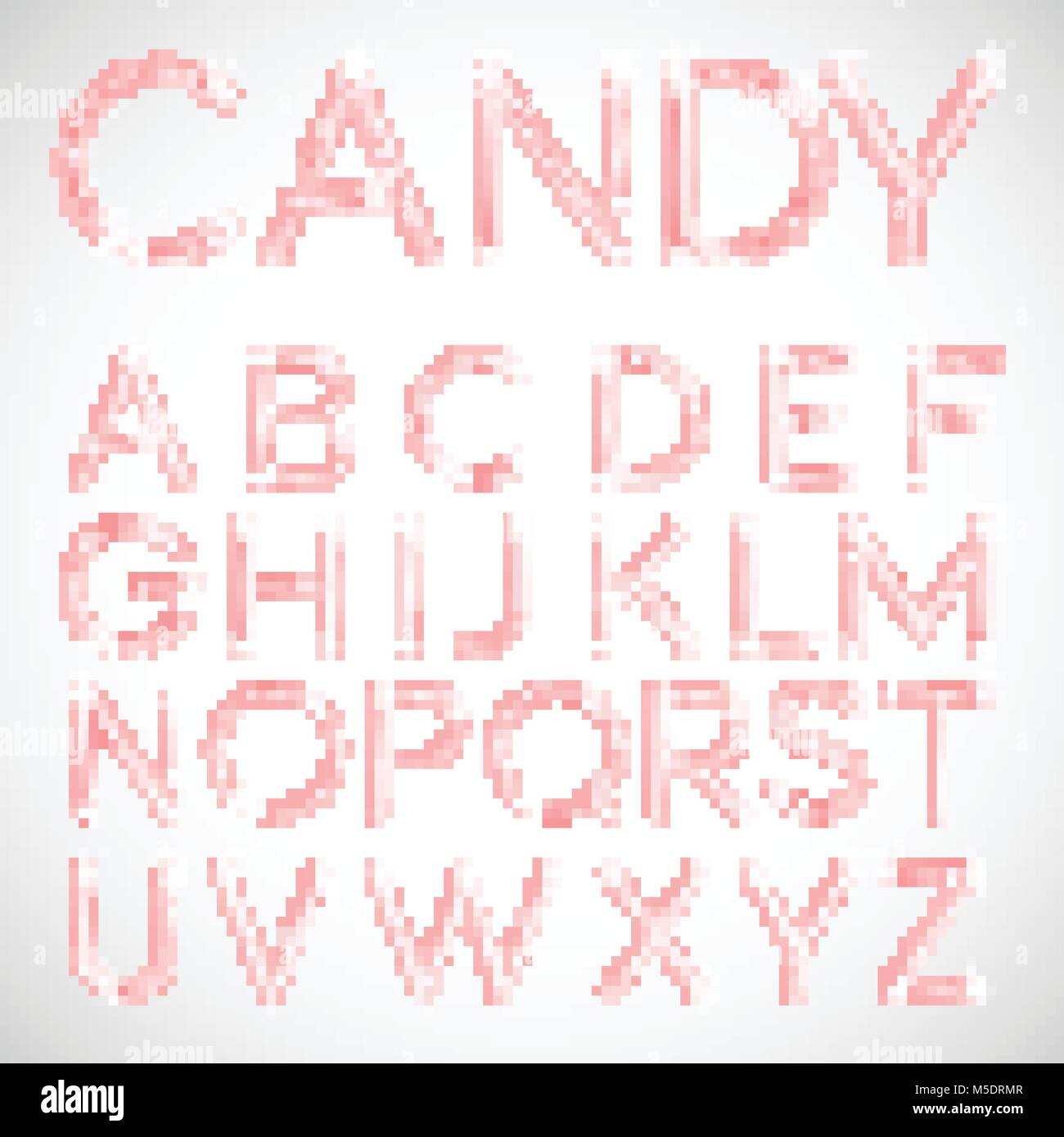Pink candy font, vector Stock Vector Image & Art - Alamy