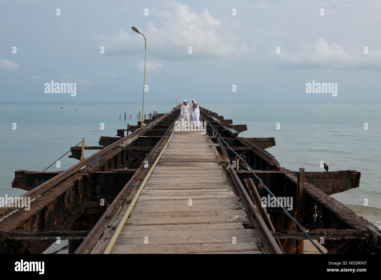 Sri Lanka, Talaimannar, Asia, pier Stock Photo - Alamy