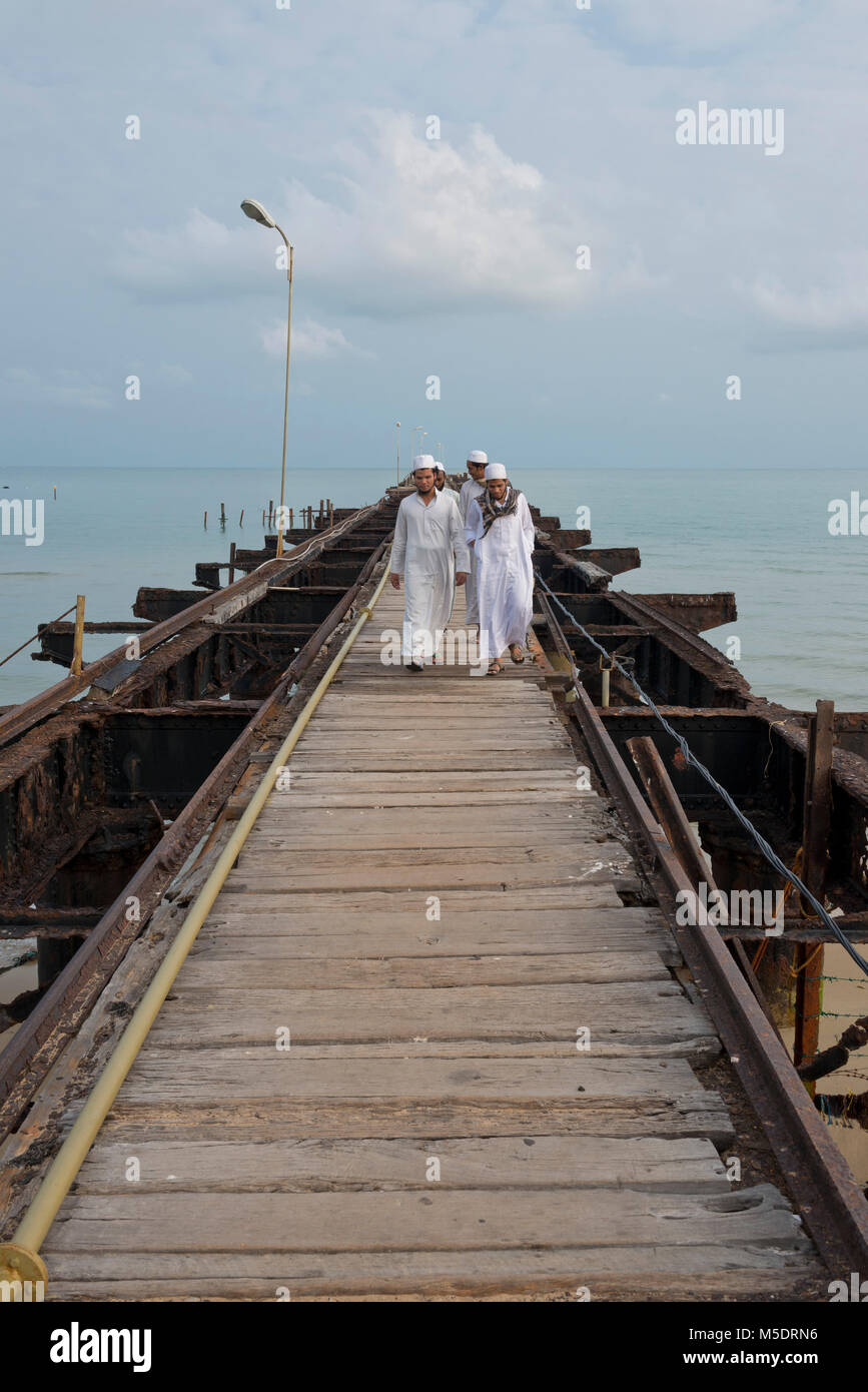 Sri Lanka, Talaimannar, Asia, pier Stock Photo - Alamy