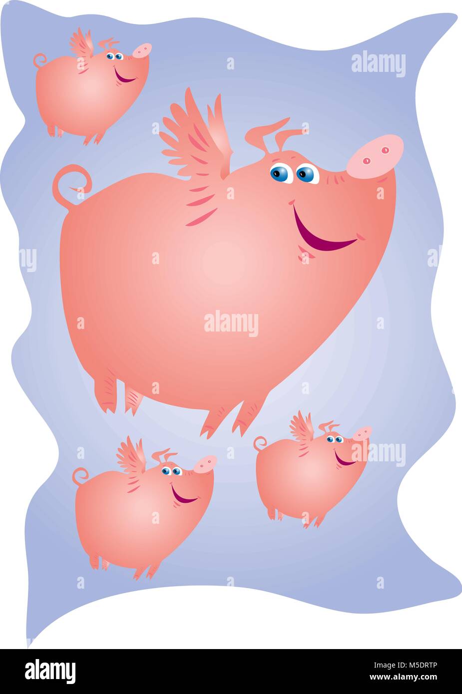 pigs might fly Stock Vector Image & Art - Alamy