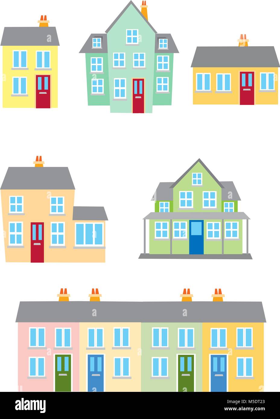 Different styles of housing Stock Vector Image & Art - Alamy