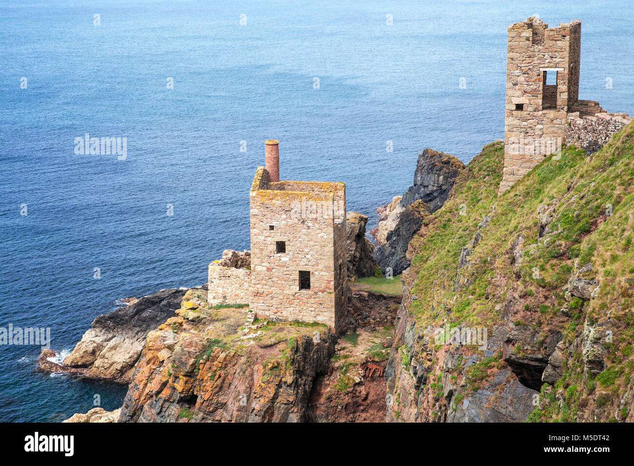 Botallack Tin mine ruins - Cornwall, UK Stock Photo - Alamy