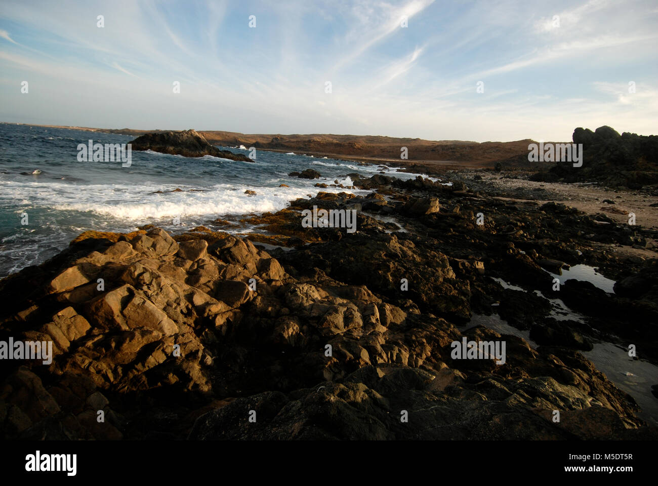 Ocean view from Aruba Stock Photo - Alamy