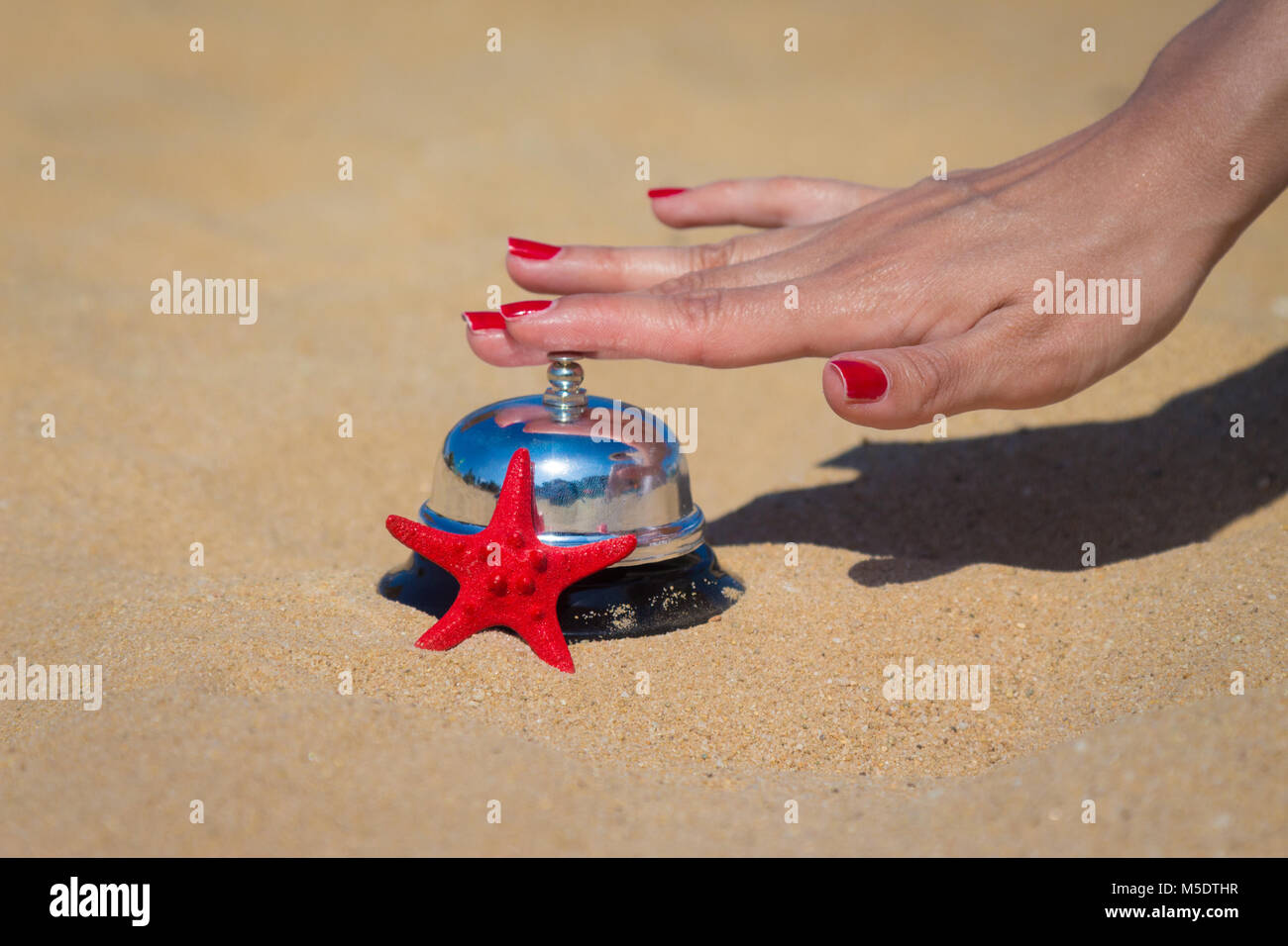 Hand Pressing Bell High Resolution Stock Photography and Images - Alamy