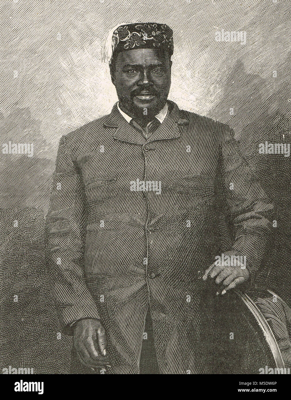 Cetshwayo kaMpande, king of the Zulu Kingdom from 1873 to 1879 Stock ...