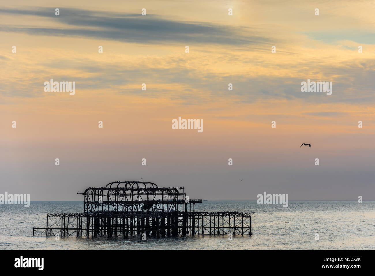 Sunset beautiful brighton pier hi-res stock photography and images - Alamy