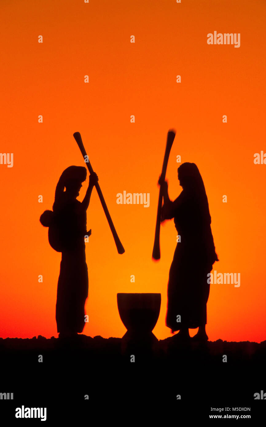 Niger, Iferouane near Agadez. Sahara desert. Air mountains. Sahel ...