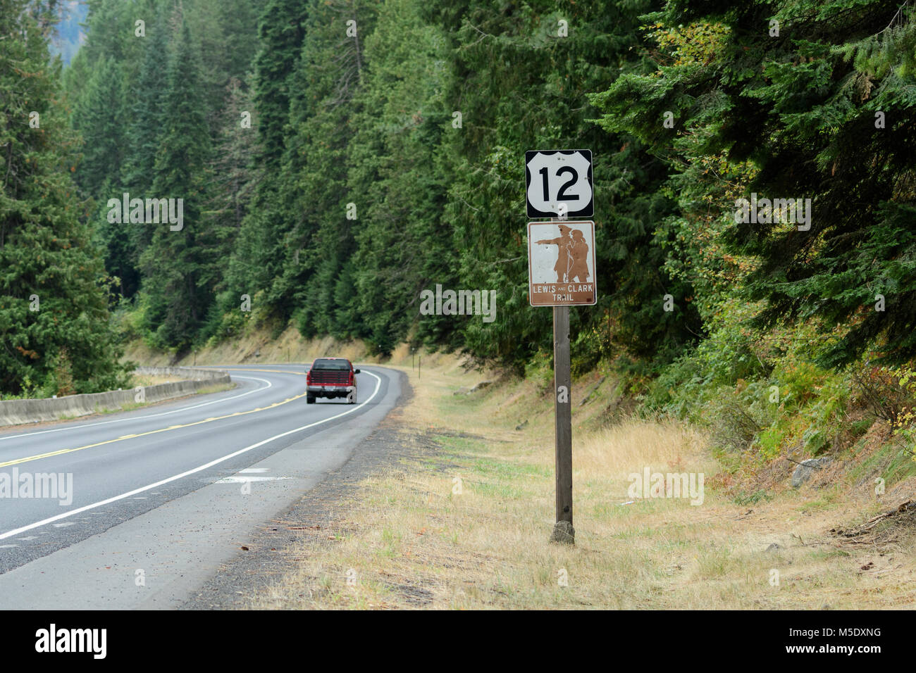 North America, USA, Idaho, Rocky Mountains, Lewis and Clark Trail ...