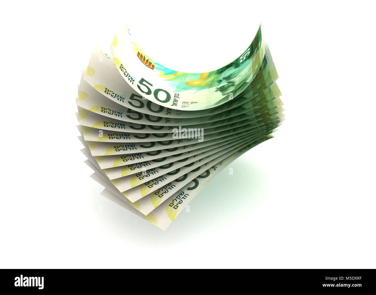 Israeli New Shekels (isolated with clipping path Stock Photo - Alamy