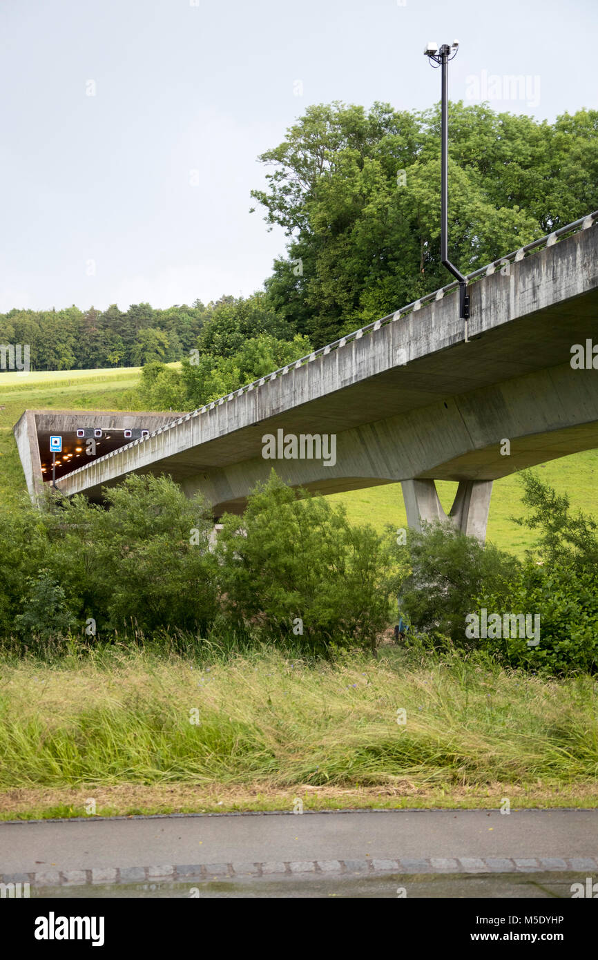 Canton Jura, Switzerland, Switzerland, bridge, highway Stock Photo - Alamy