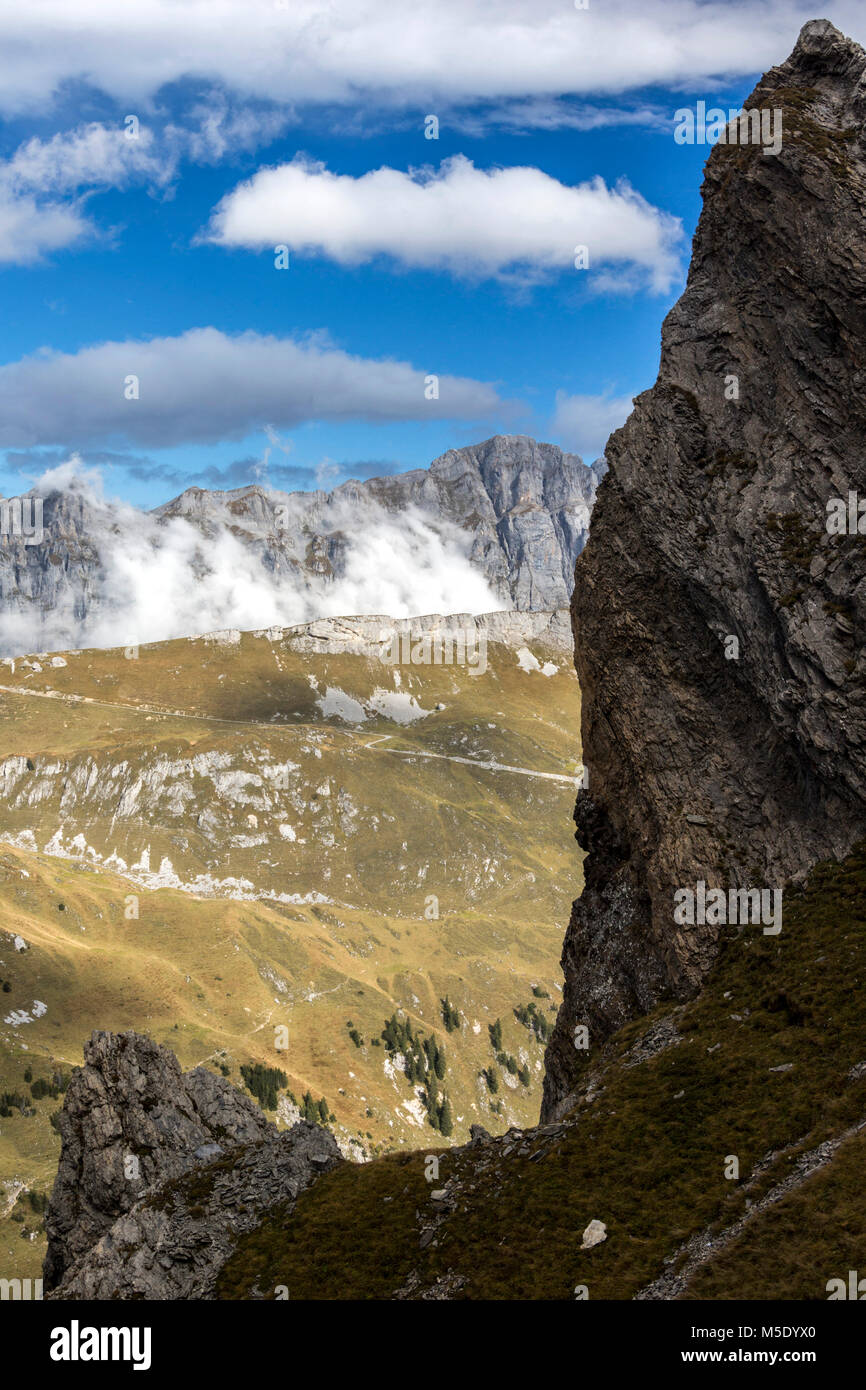 Hiking, walking, the Alps, mountains, rock, stone, stone, Alpine ...