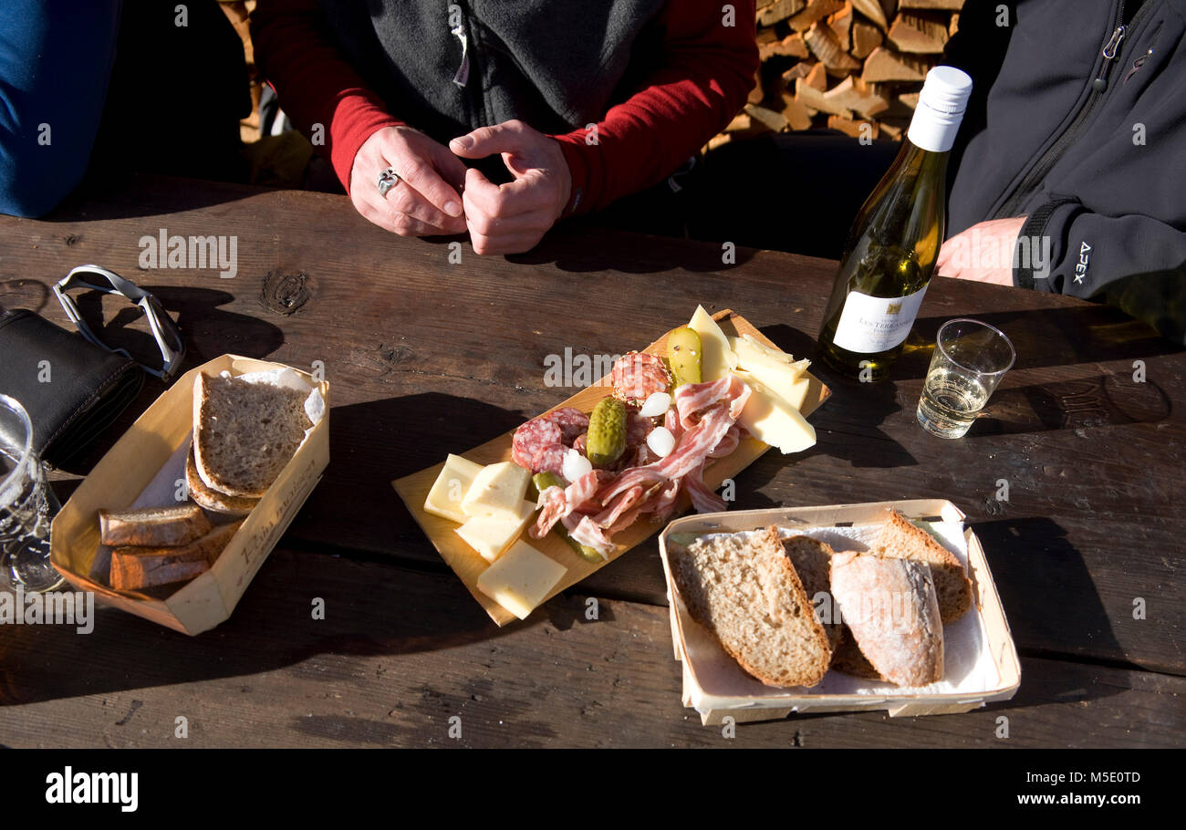 Cheese, board, restaurant, table, bread, wine, meat, cold cuts, food ...