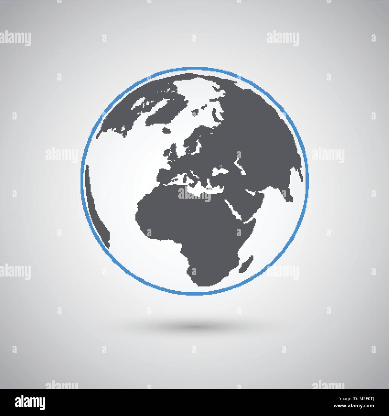World vector symbol, flat design Stock Vector Image & Art - Alamy