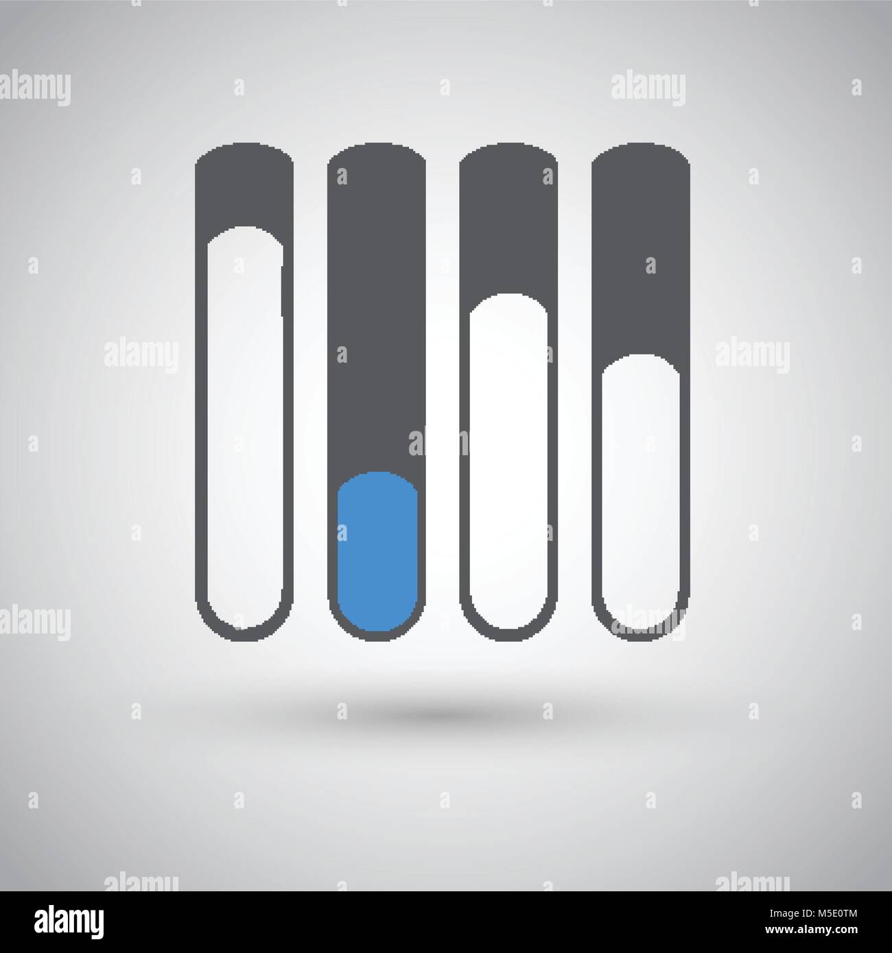 Vector statusbars, flat design Stock Vector Image & Art - Alamy