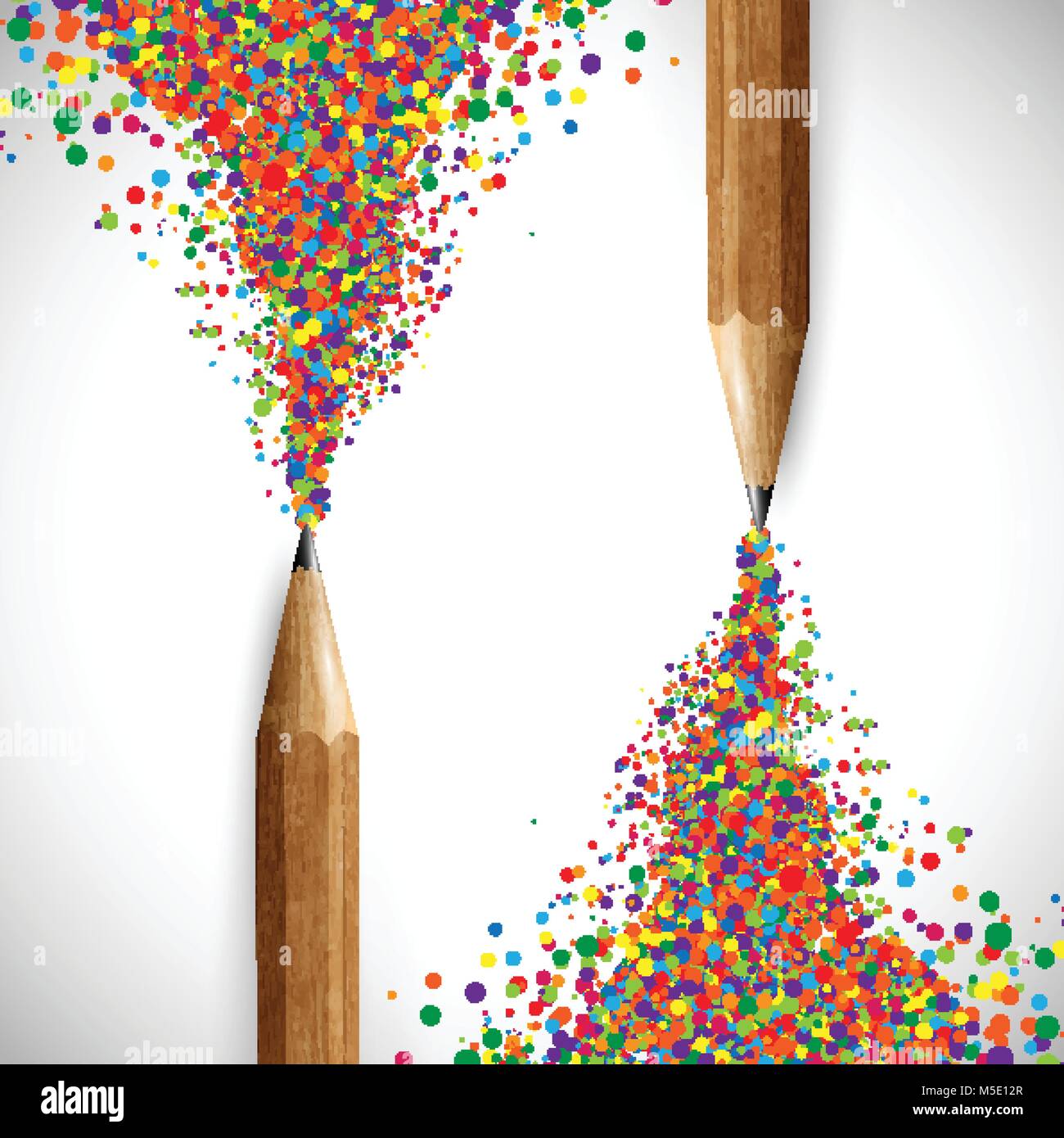 Pencil stroke effect illustration Stock Vector Images - Alamy