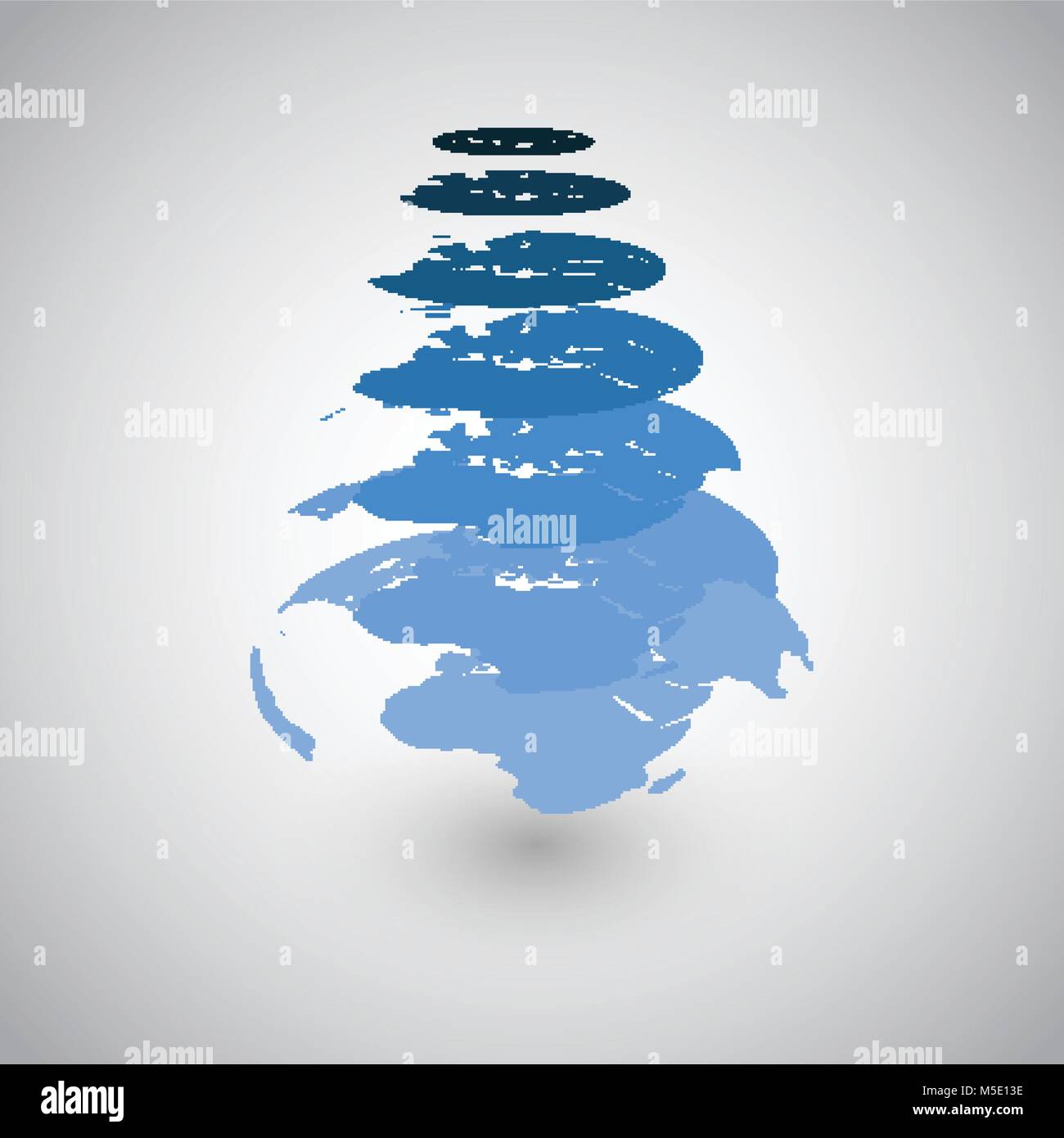 Layered earth, vector Stock Vector Image & Art - Alamy