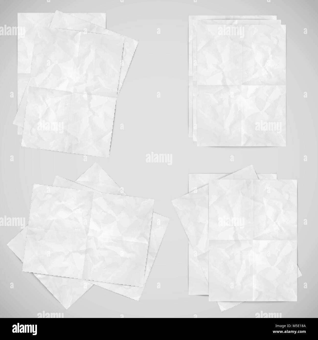 Realistic papers, vector illustration Stock Vector Image & Art - Alamy