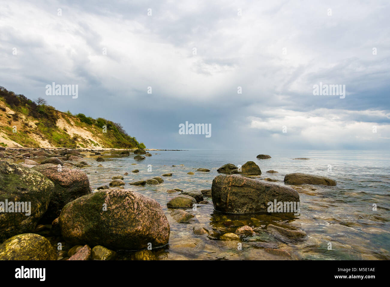 Baltic Sea coast on the island Ruegen, Germany Stock Photo - Alamy