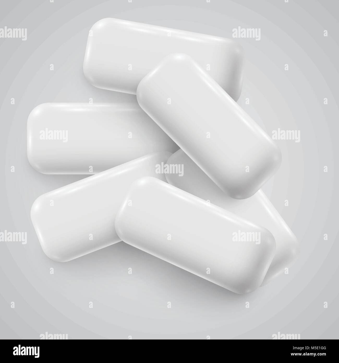 Realistic chewing gum, vector Stock Vector Image & Art - Alamy