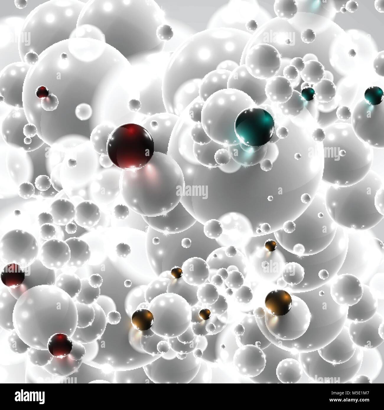 Colorful and white bubbles background, vector Stock Vector Image & Art ...