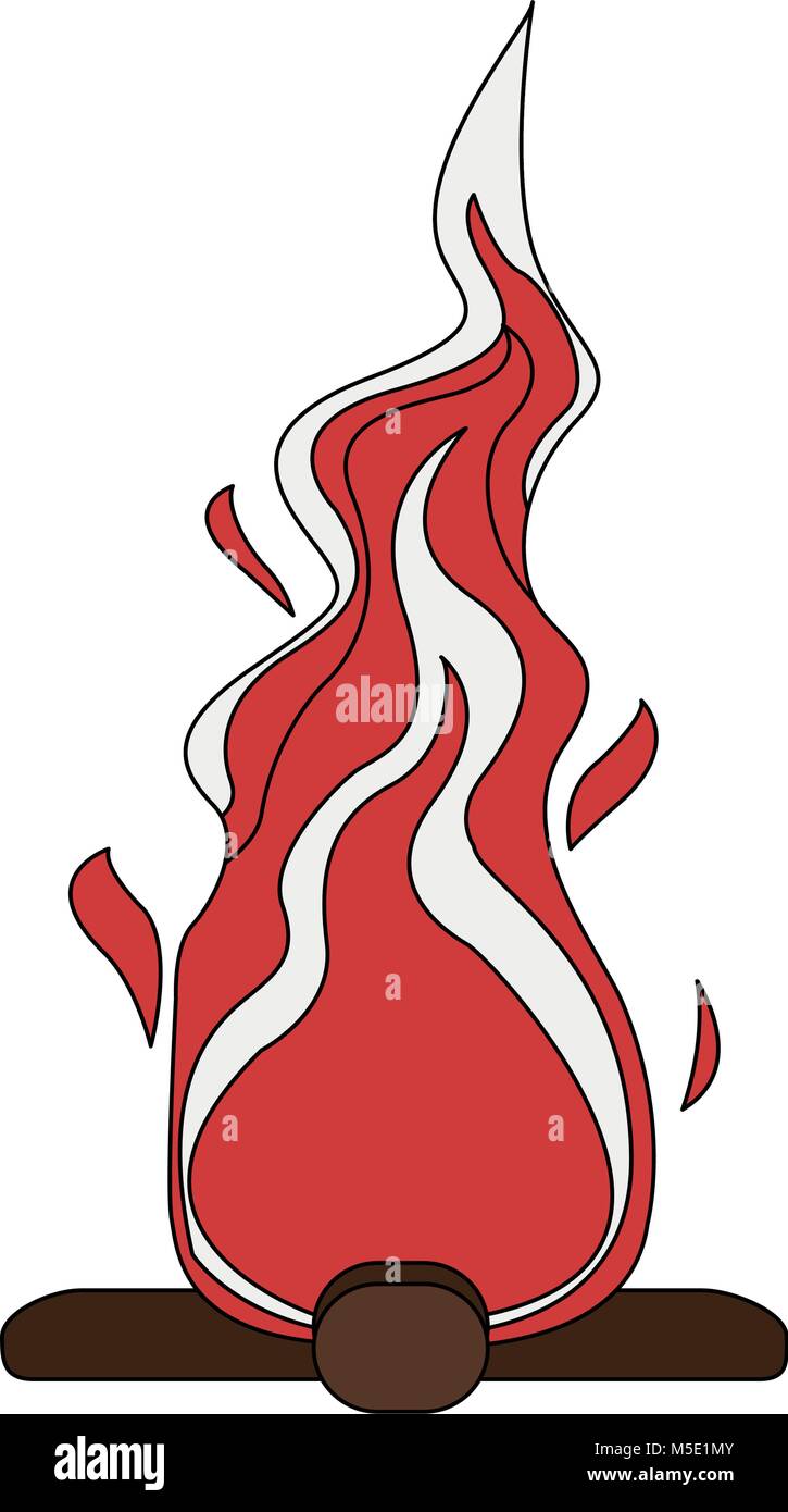 Bonfire beach family Stock Vector Images - Alamy