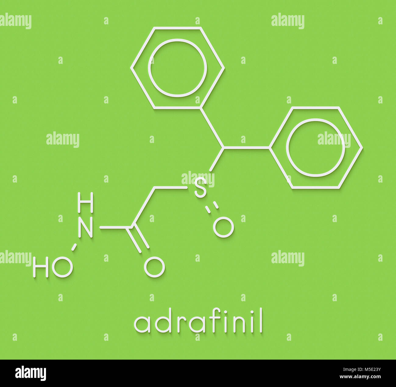 Adrafinil drug molecule hi-res stock photography and images - Alamy