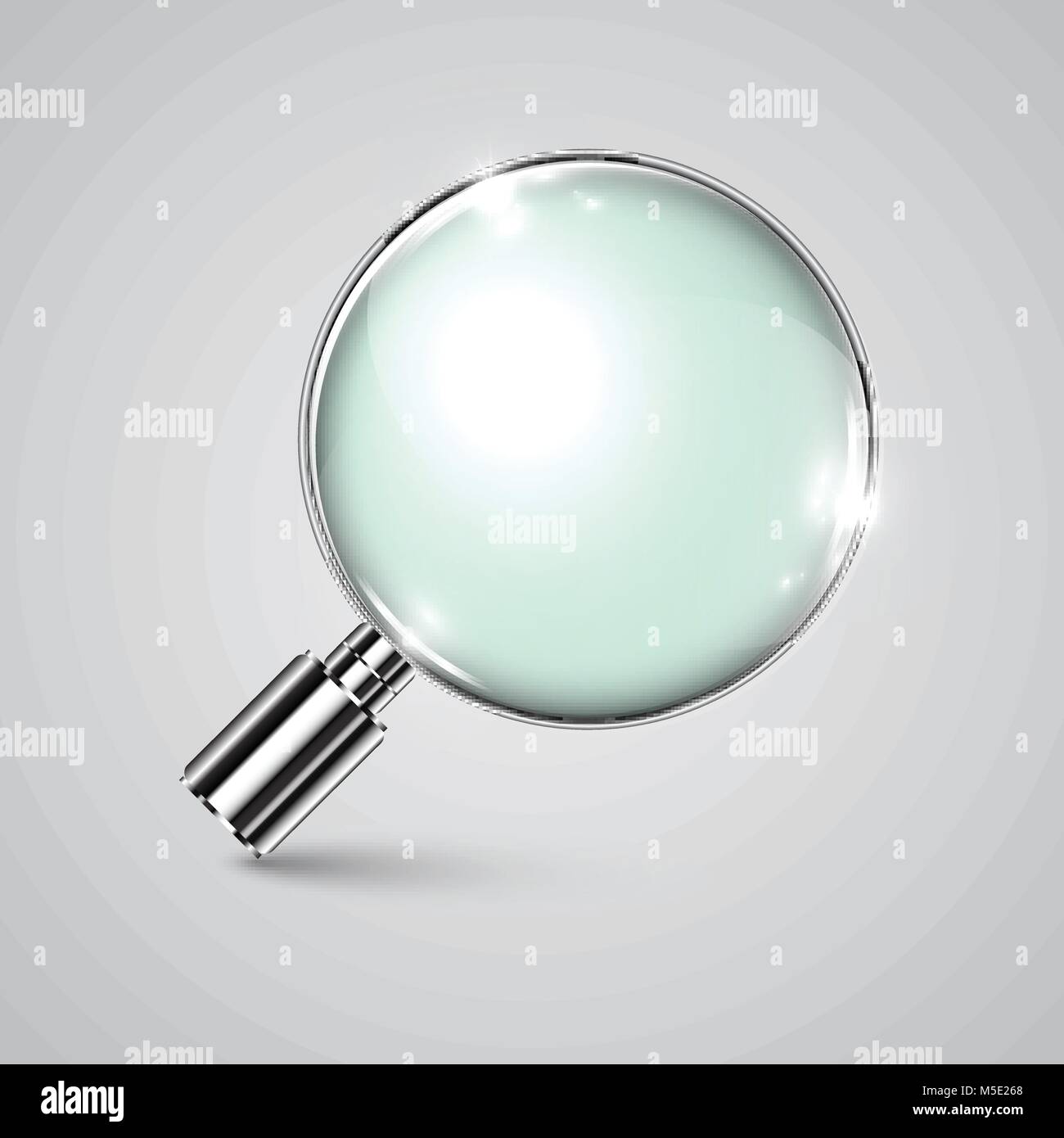 Vector realistic magnifier Stock Vector Image & Art - Alamy