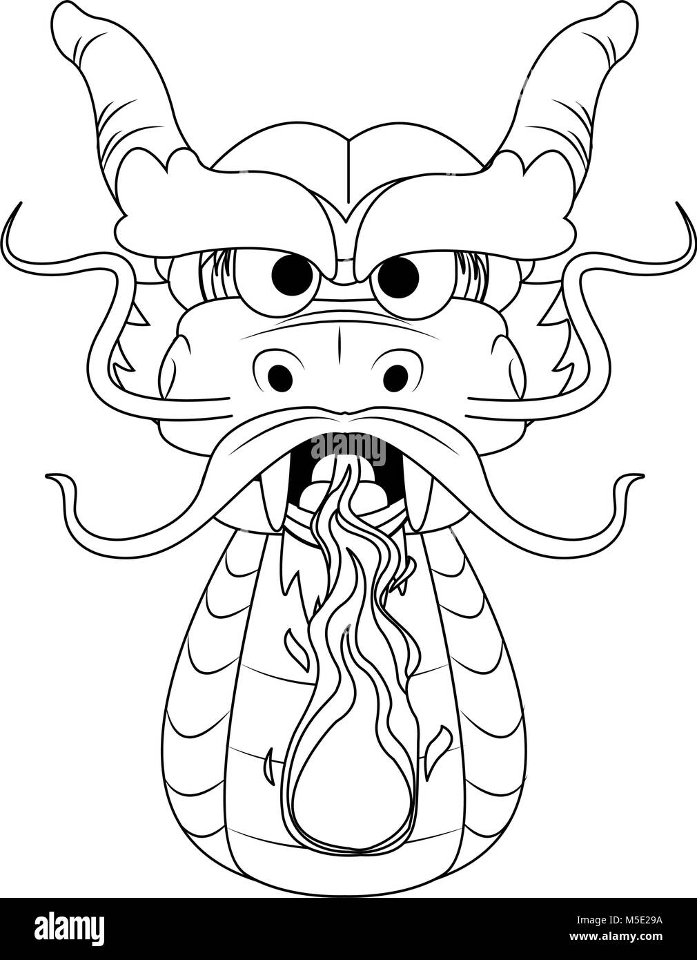 Dragon monster cartoon Stock Vector Image & Art - Alamy