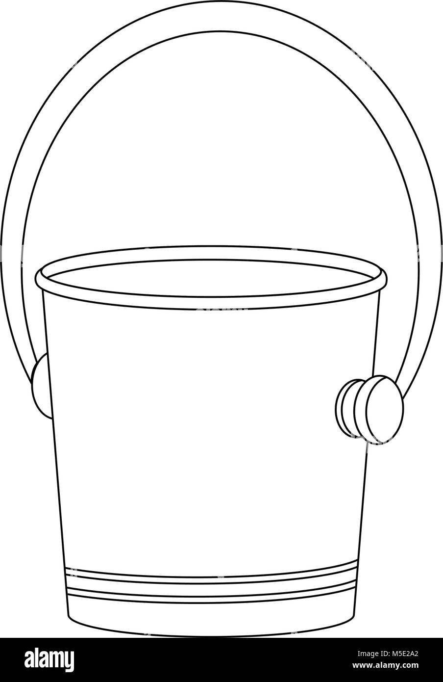 Empty ice bucket Stock Vector Image & Art - Alamy