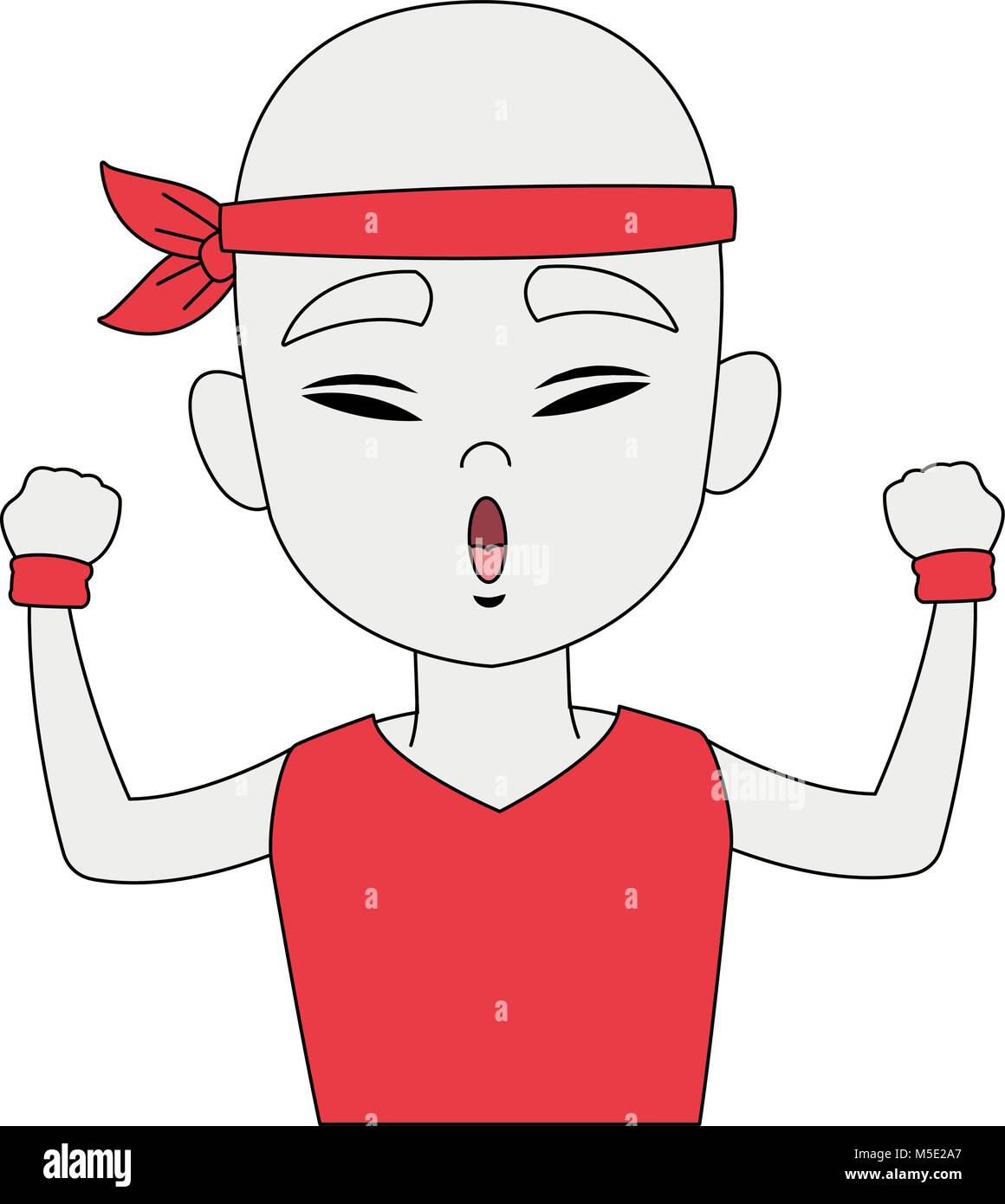 Chinese man with hands up cartoon Stock Vector Image & Art - Alamy