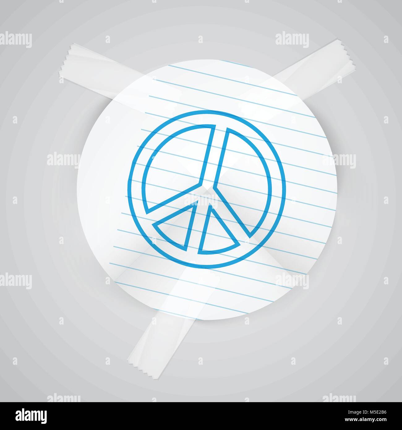 A "peace" of paper, vector Stock Vector Image & Art - Alamy
