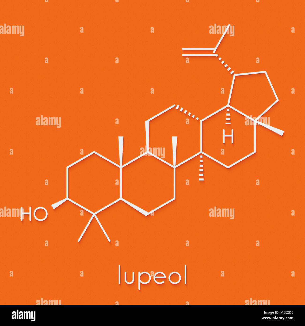 Lupeol molecule. Skeletal formula Stock Photo - Alamy