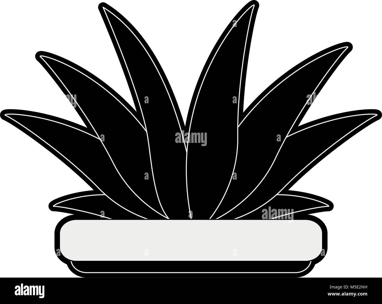 Bush plant symbol Stock Vector Image & Art - Alamy