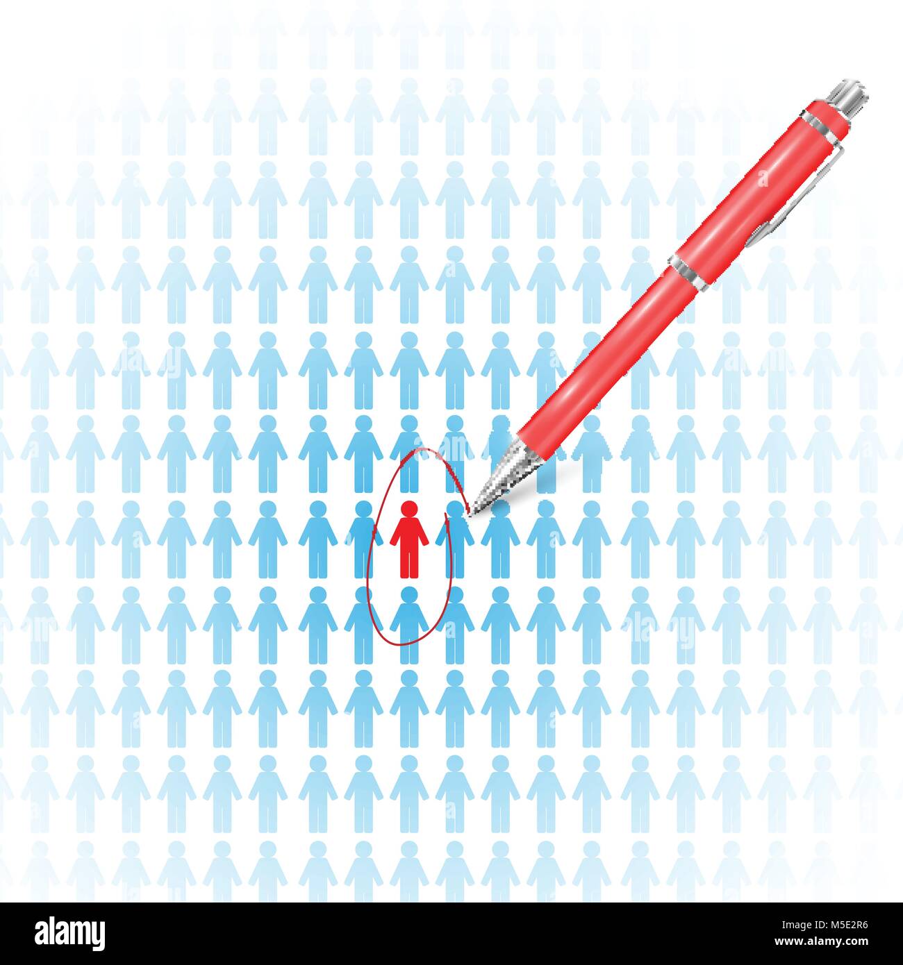 Pen employee Stock Vector Images - Alamy