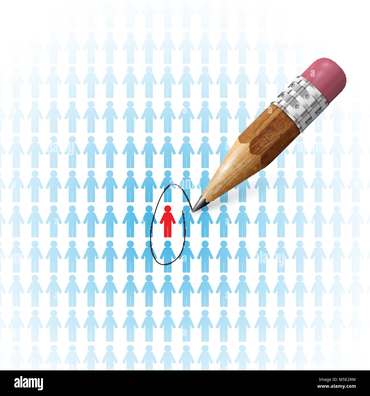 Pen employee Stock Vector Images - Alamy