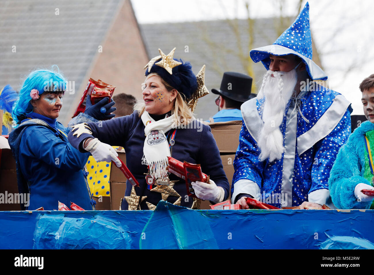 Rhenish carnival,Rose Monday,Shrove Monday procession 2018 in Duelken ...