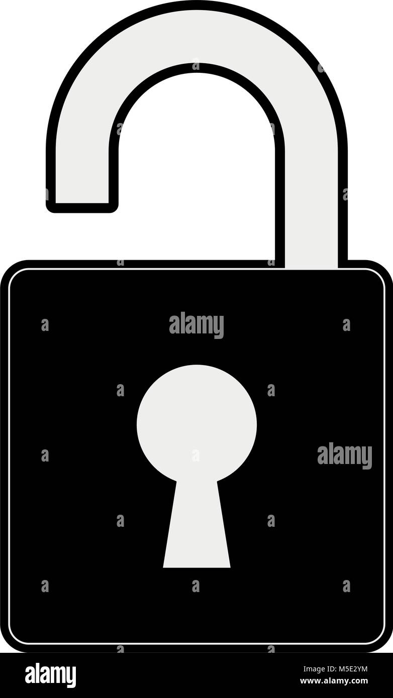 Padlock unlock symbol Stock Vector Image & Art - Alamy