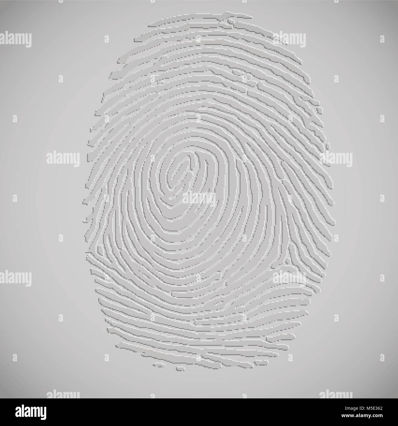3D fingerprint illustration, vector Stock Vector Image & Art - Alamy