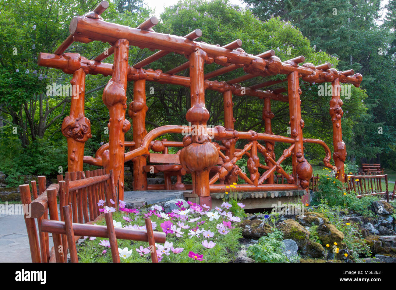 Cascade Gardens in Banff Canada Stock Photo - Alamy